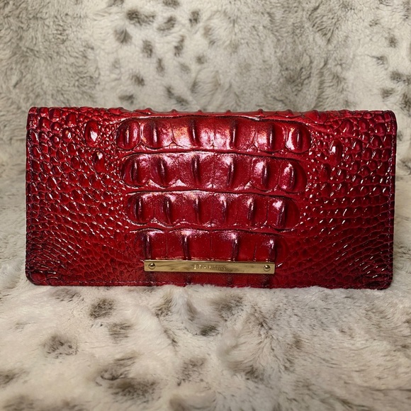 Brahmin | Bags | Brahmin Ady Wallet In Rose Ombr Melbourne Like New ...